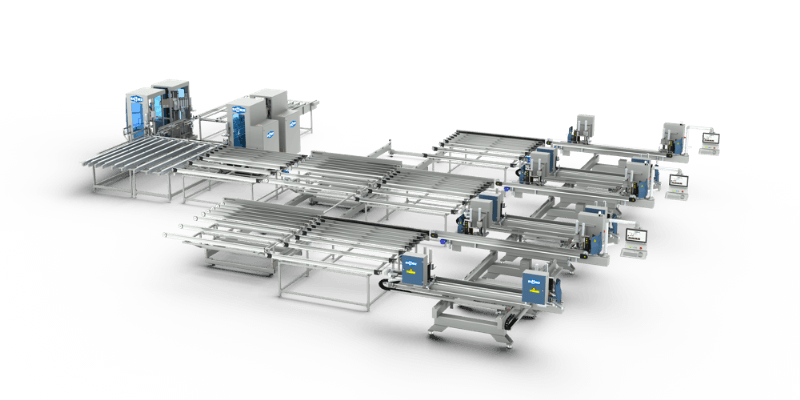 Production Layouts | Profile Processing Center Machinery I Since 1926